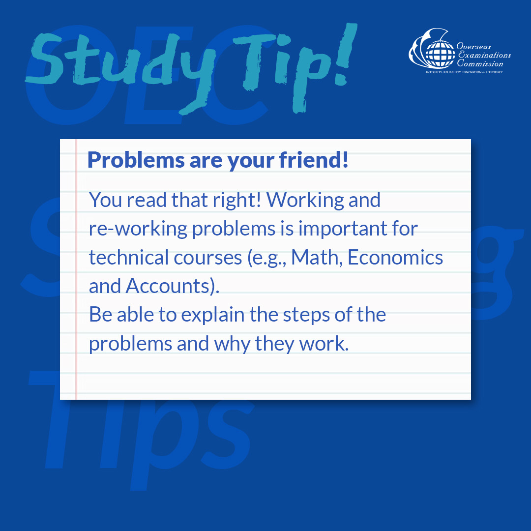 Exam Tips | Overseas Examinations Commission